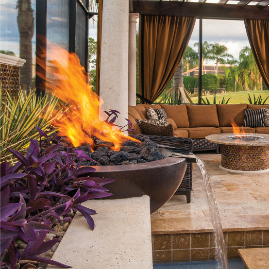 Fire and Water Fountain Bowls | Grand Effects